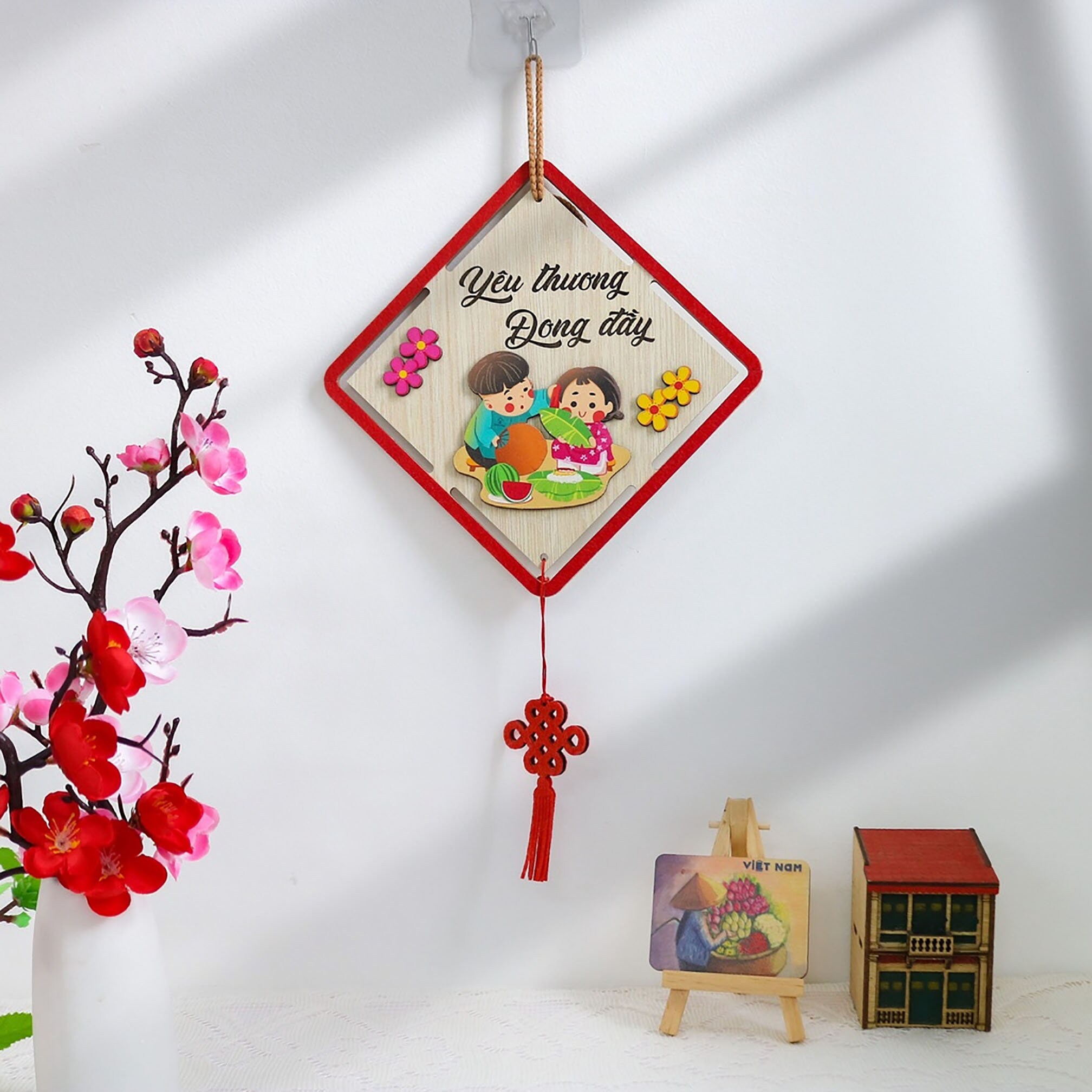 Vietnamese Decorative Wood Board Decor, Gift for Vietnamese, Vietnamese ...