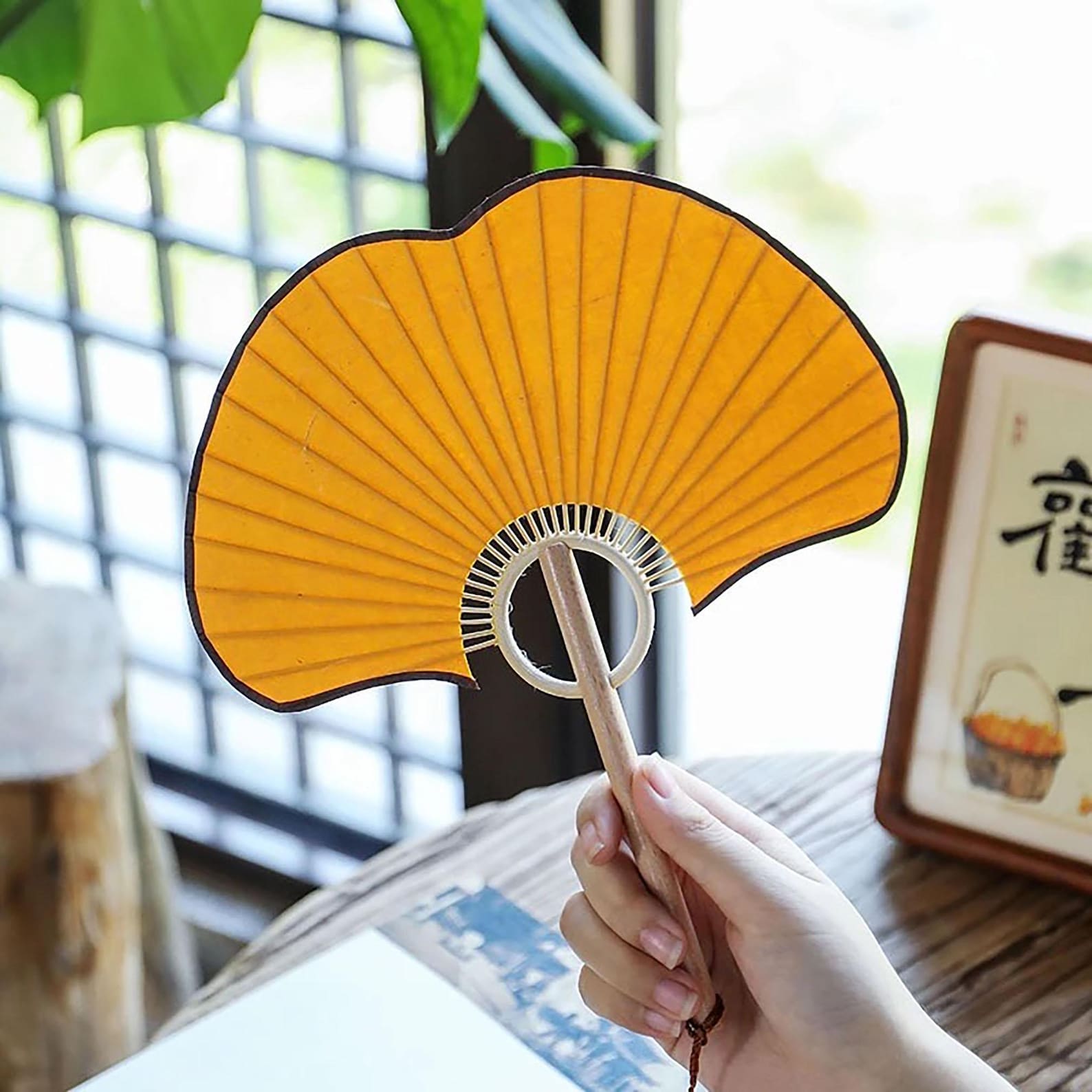 Traditional Paper Fan, Hand Fan for Wedding, Colorful Paper Fan, Ao Dai ...