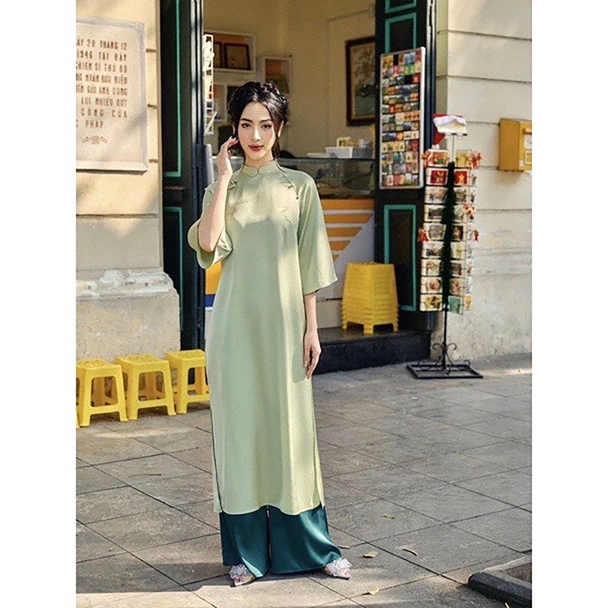 DIEU MAI Vietnamese Traditional Ao Dai for Women Ao Dai for - Etsy