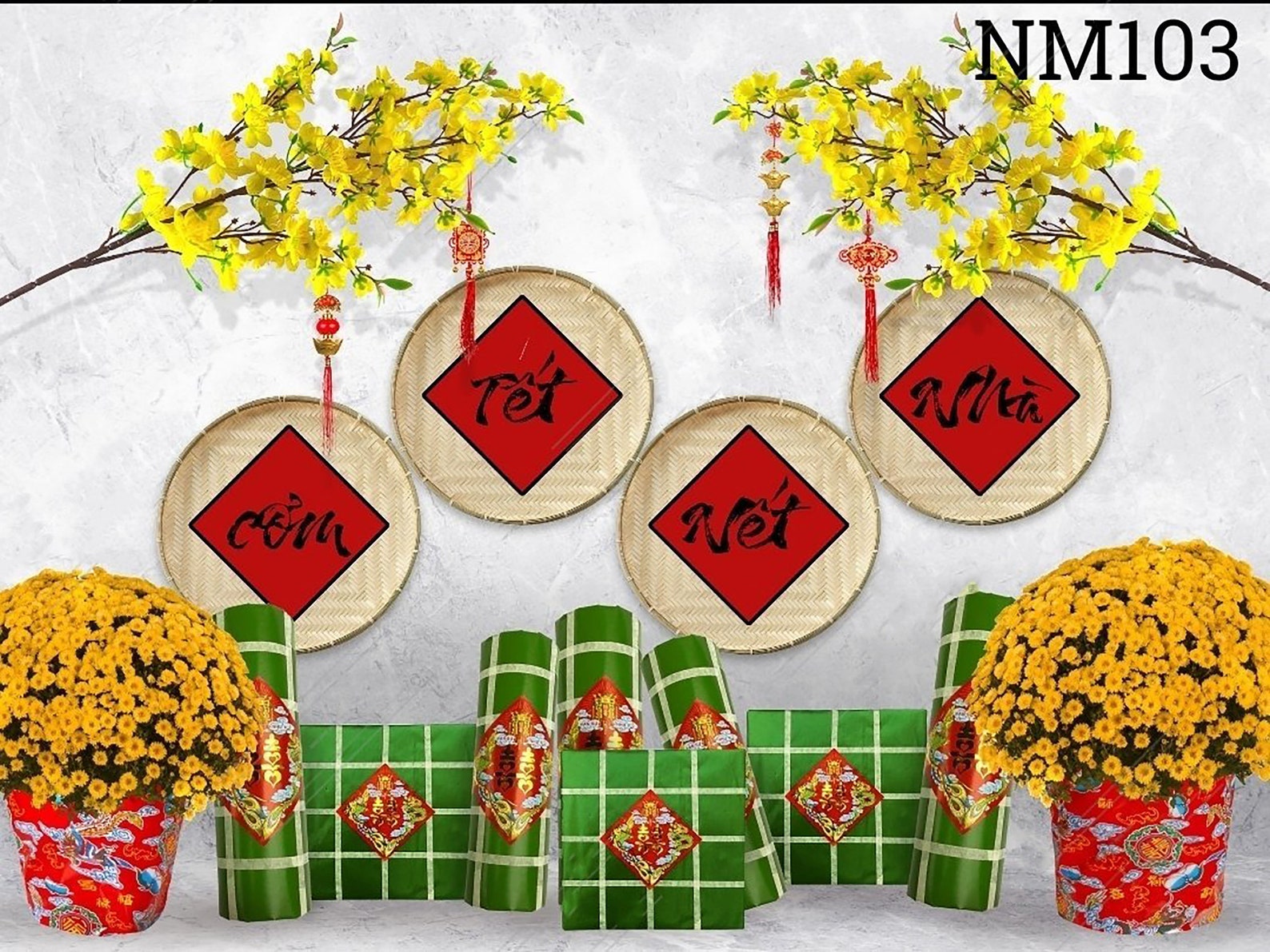 2024 Vietnamese Tet Holiday Lunar New Year Landscape Background, Tet ...