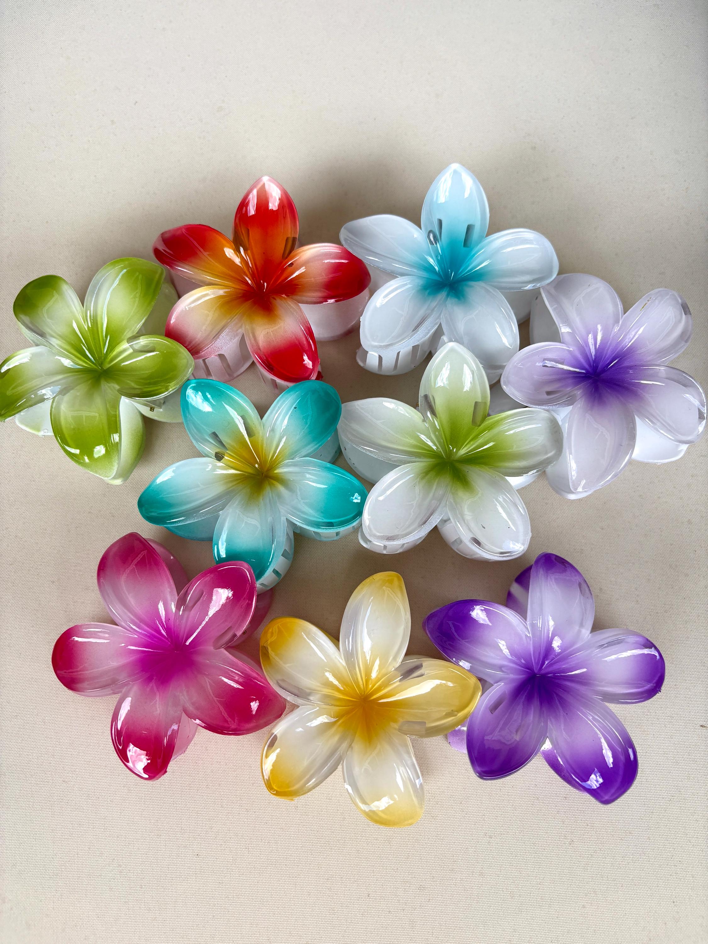 Hibiscus Flower Hair Clips, Summer Flower, Hawaiian Flower Hair Clip ...