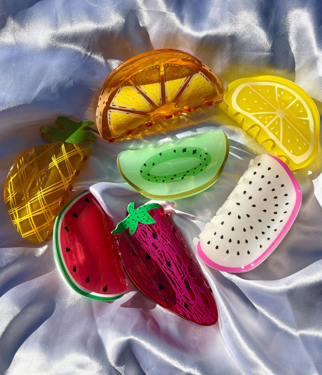 Colorful Fruit Hair Claw Clips - Etsy