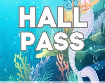 Crayon Hall Pass PNG Design - Customize for FREE - Etsy