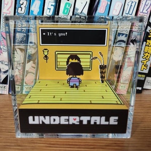 Undertale Diorama - Frisk It's You!, Undertale 3D Diorama Cube ...