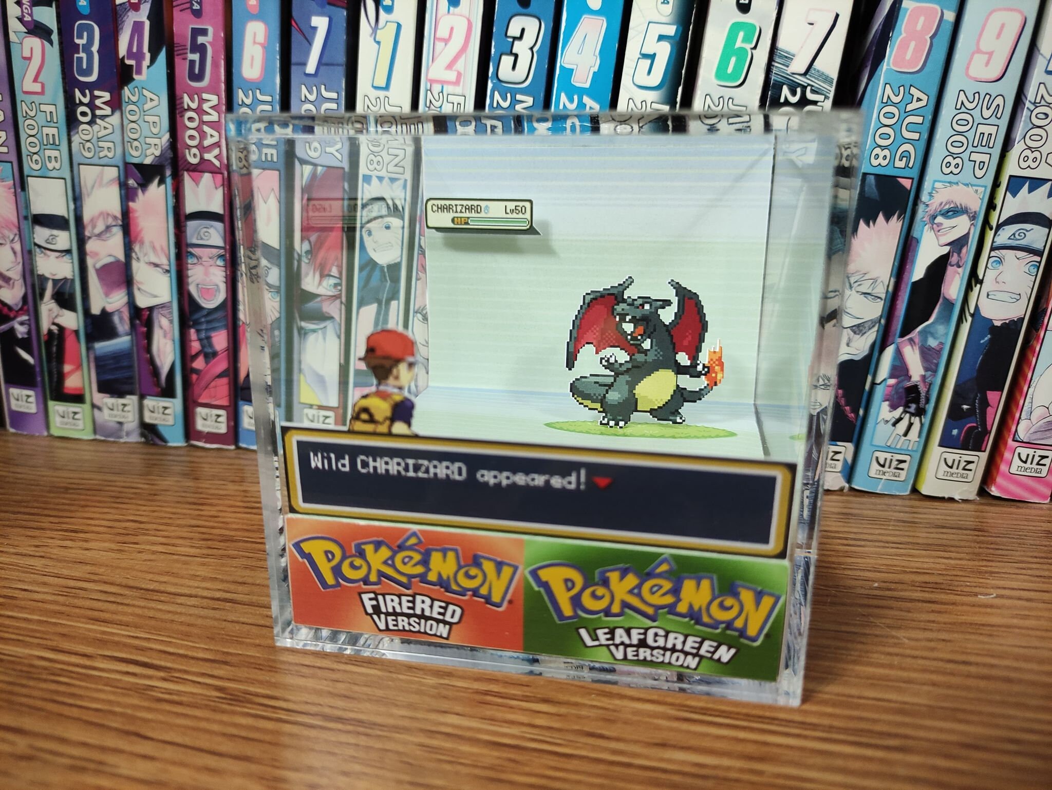 Charizard Encounter Charizard 3D Diorama Cube Charizard - Etsy