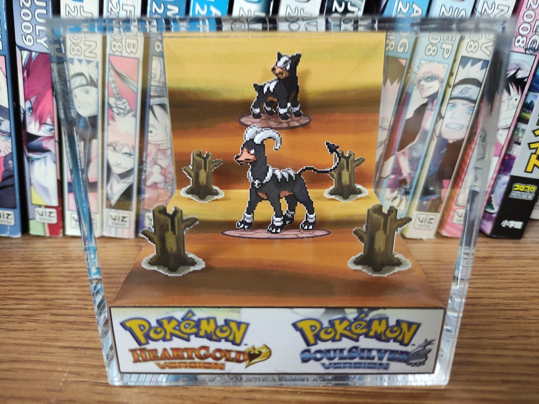Evolution Houndoom (HGSS), Houndour Houndoom 3D Diorama Cube, Houndoom ...