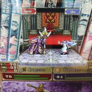 Fire Emblem Diorama - Lilina Vs Zephiel (binding Blade), Fire Emblem 3D ...