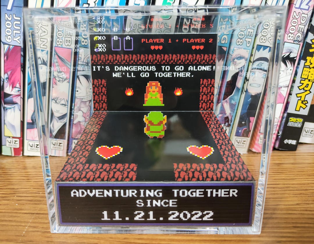 Legend of Zelda Couples Anniversary Diorama – “we’ll Go Together ...
