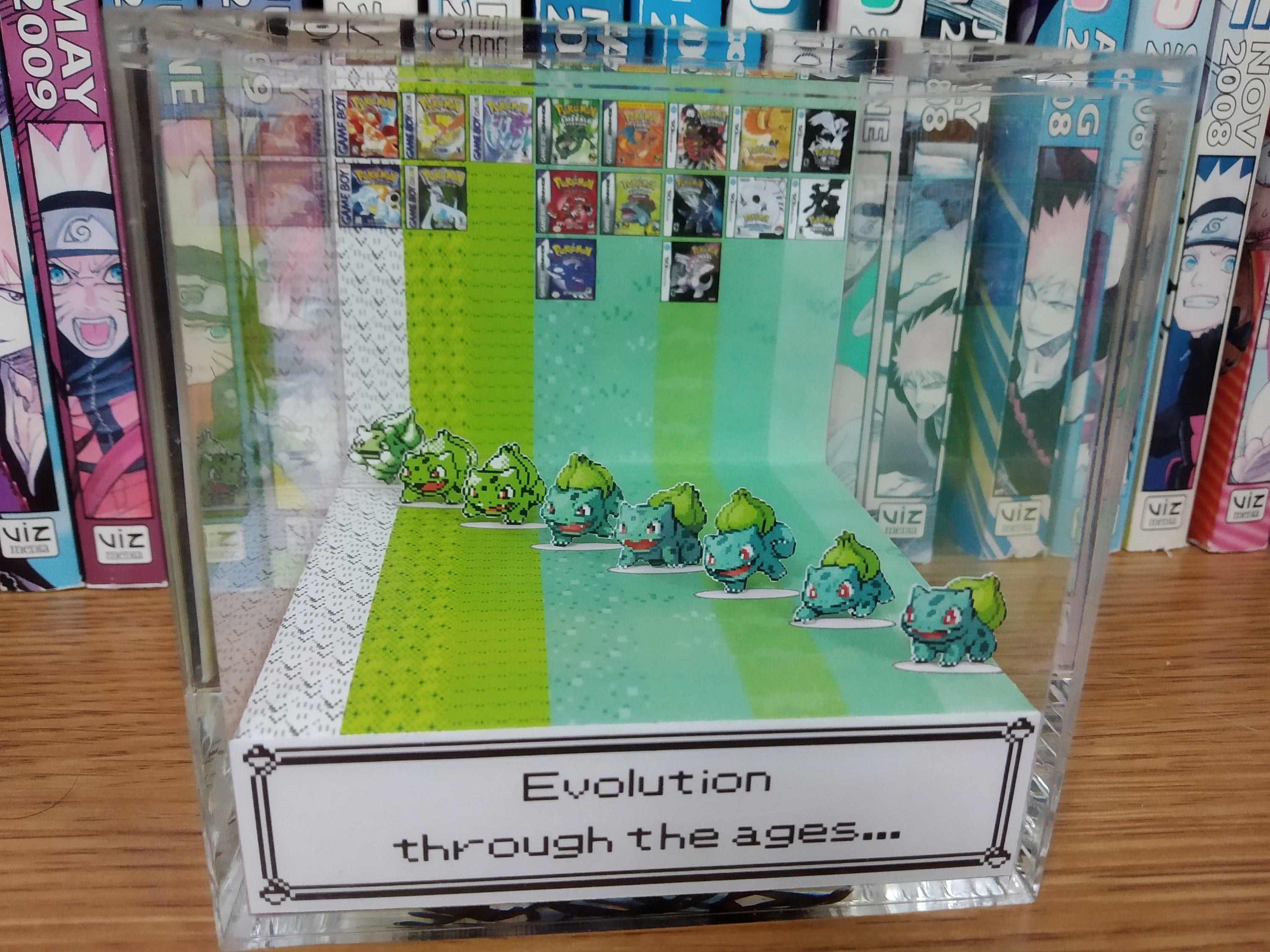 Pokemon Generation Bulbasaur, Pokemon Bulbasaur 3D Diorama Cube ...