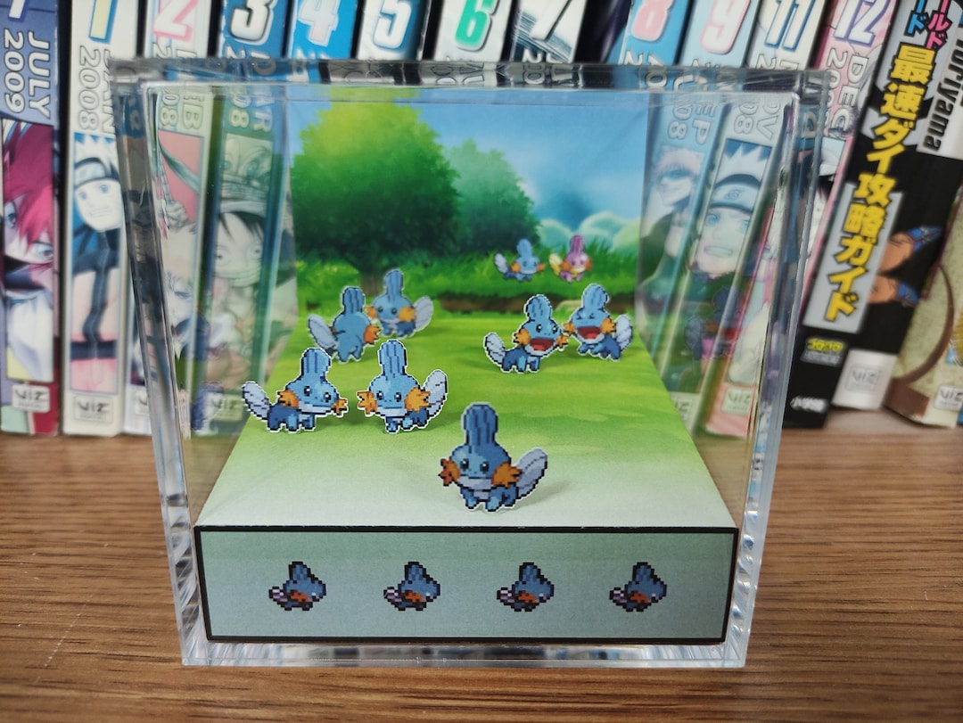 Pokemon Mudkips Playground - so You Like Mudkips, Mudkipz Diorama Cube ...