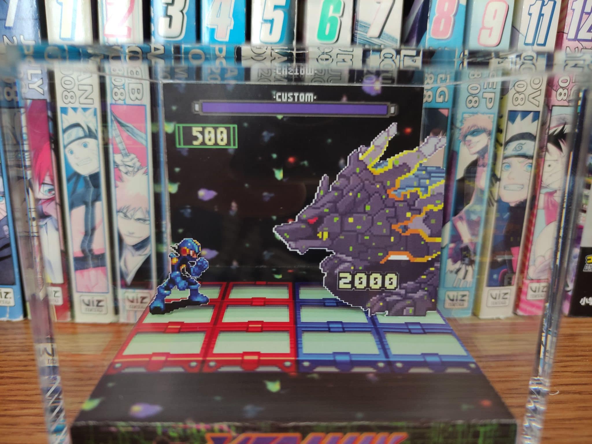 Mega Man Diorama Mega Man Vs Gospel battle Network Mega | Etsy