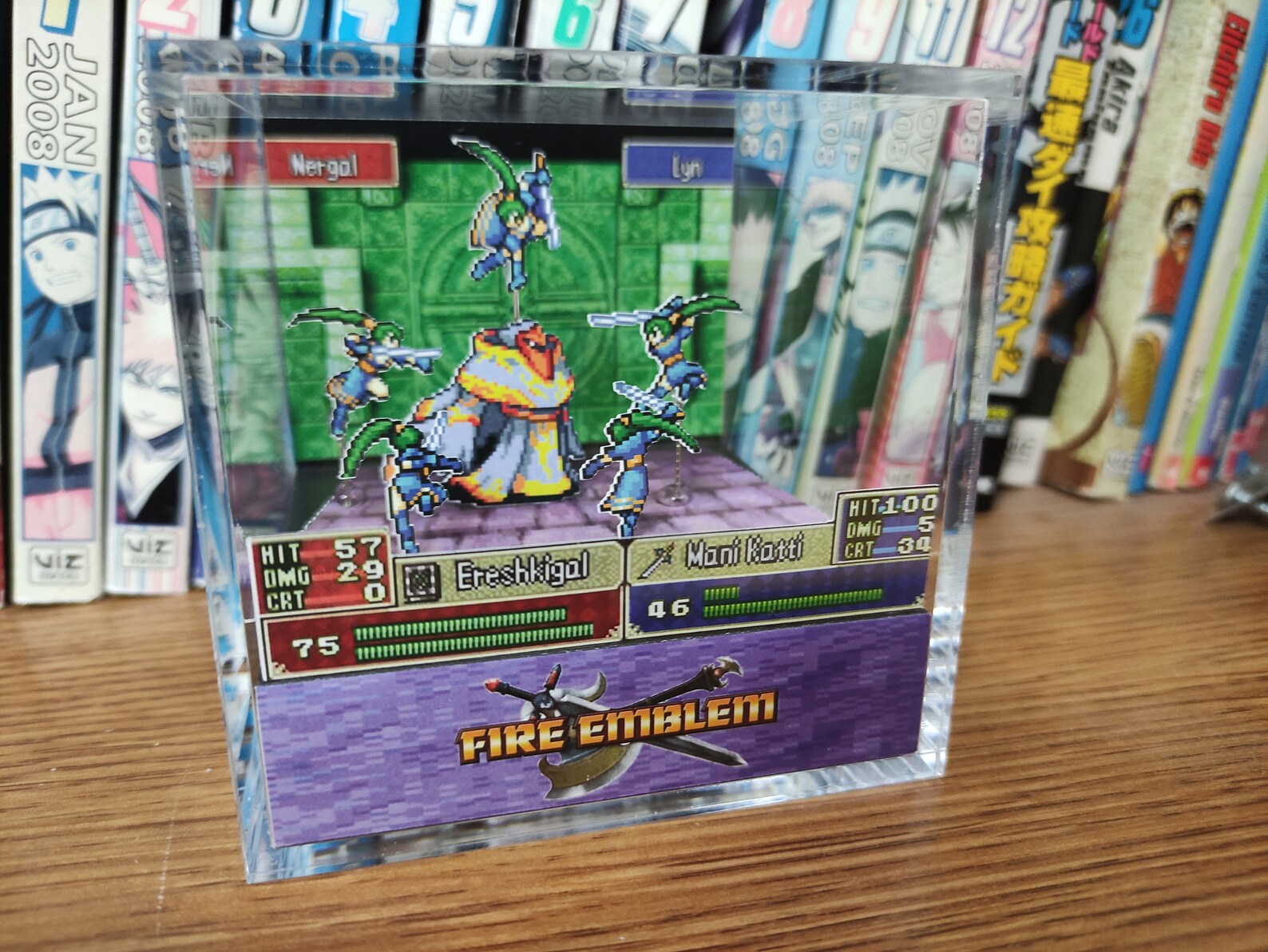 Fire Emblem Diorama - Nergal Vs Lyn (the Blazing Blade), Fire Emblem 3D ...