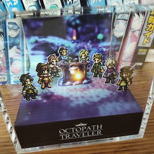Octopath Traveller 1 Campfire (characters), Octopath Traveller 1 3D ...
