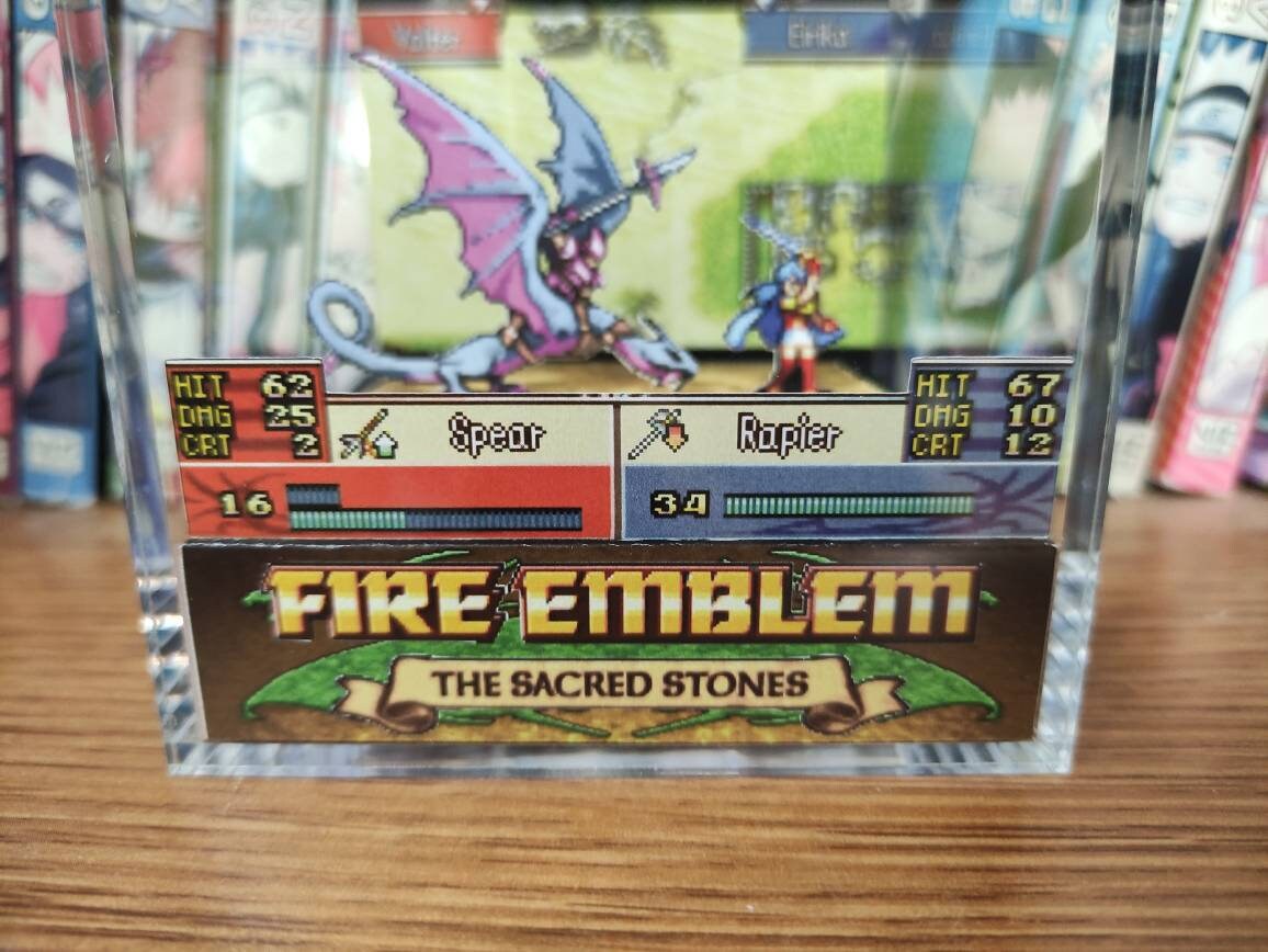 Fire Emblem Diorama Valter Vs Eirika the Sacred Stones - Etsy