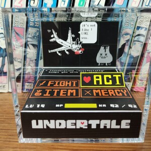 Undertale Diorama - Tsunderplane Battle ACT (undertale), Undertale 3D ...