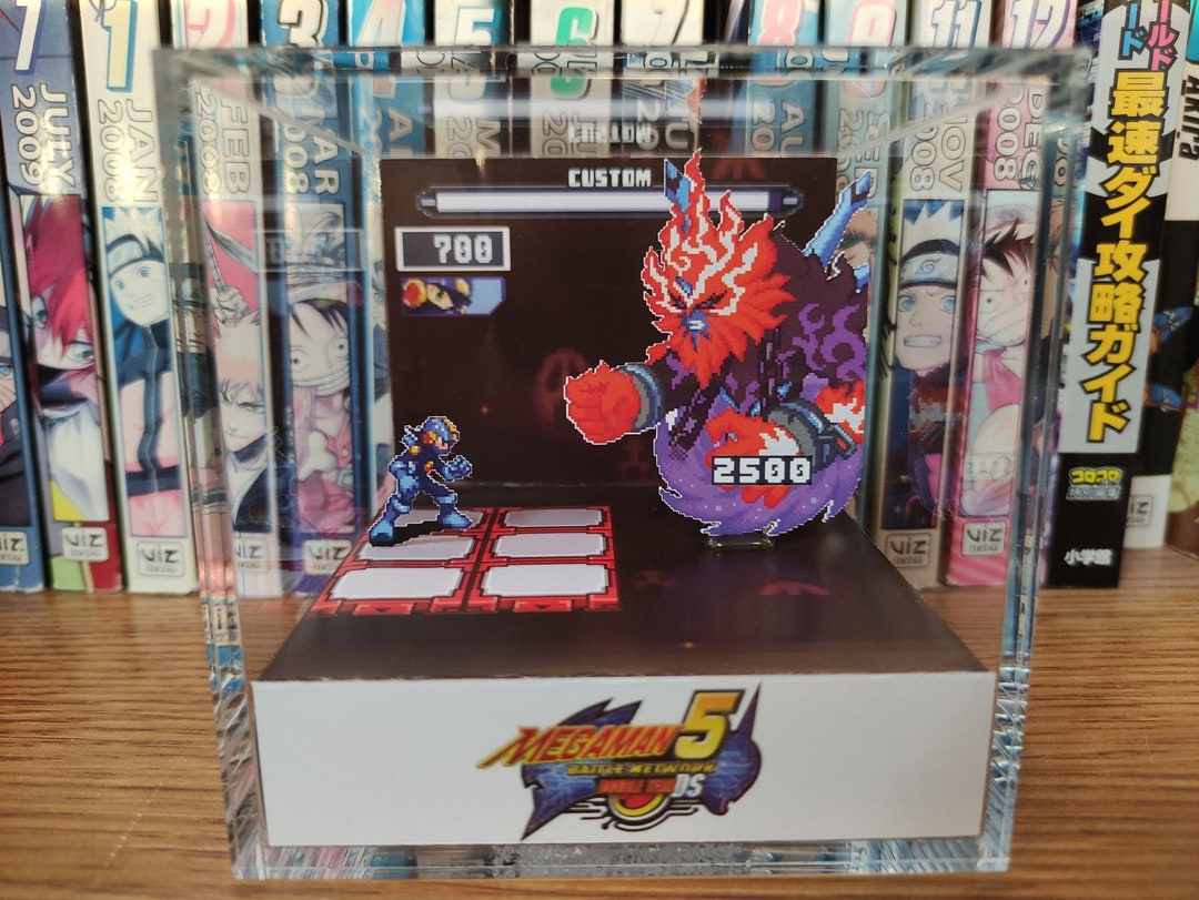 Mega Man Diorama - Mega Man Vs Nebula Gray (battle Network), Mega Man ...