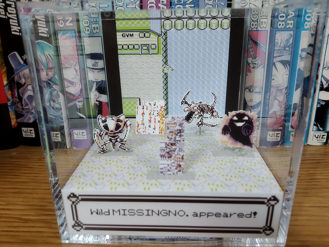 Missingno Variations cinnabar Island, Missingno 3D Diorama Cube ...