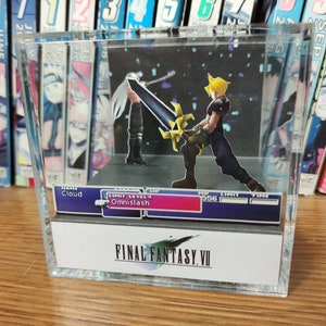 Final Fantasy VII - Sephiroth Vs Cloud - Final Fantasy 3D Diorama Cube ...