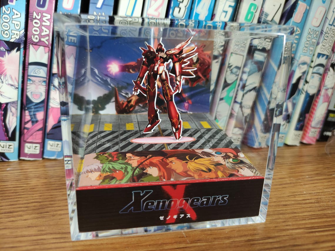 Xenogears Weltall ID Diorama Box, Pixel Art JRPG 3D Diorama Cube, Retro ...