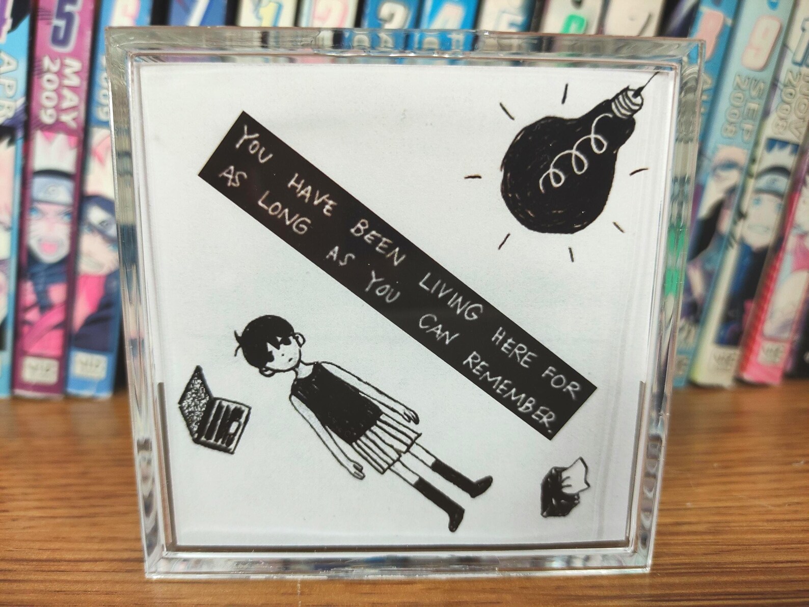 Omori White Space Diorama Box Plus Texts! Pixel Art Omori 3D Shadowbox ...