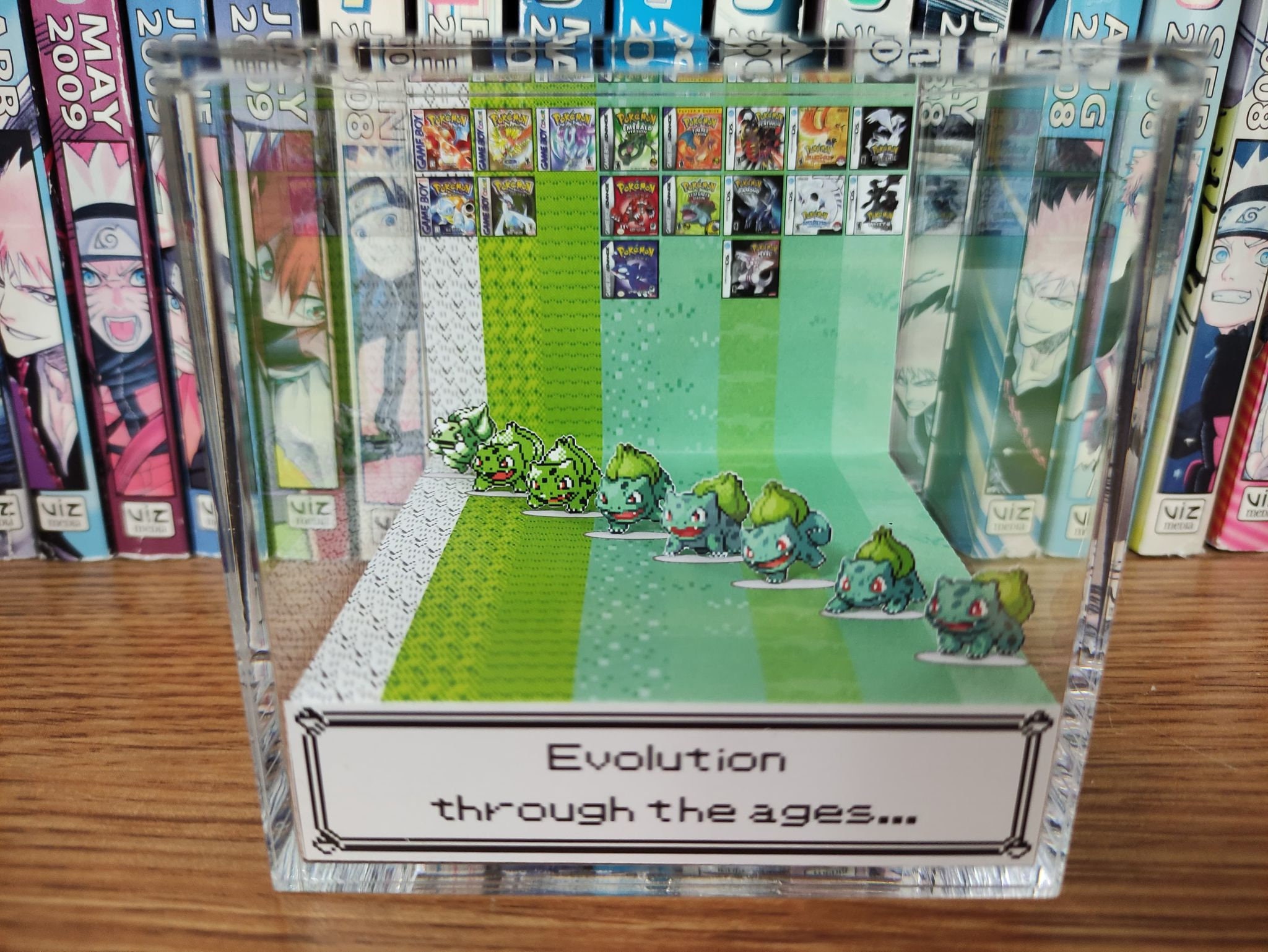 Pokemon Generation Bulbasaur, Pokemon Bulbasaur 3D Diorama Cube ...