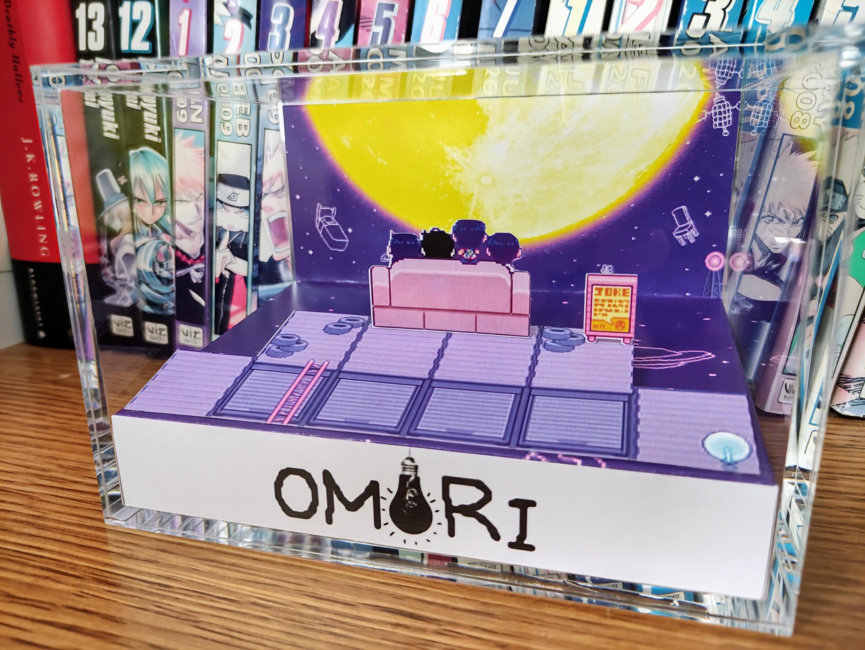 Omori Junkyard Diorama, Omori Handmade Shadow Box, Indie Game Decor ...