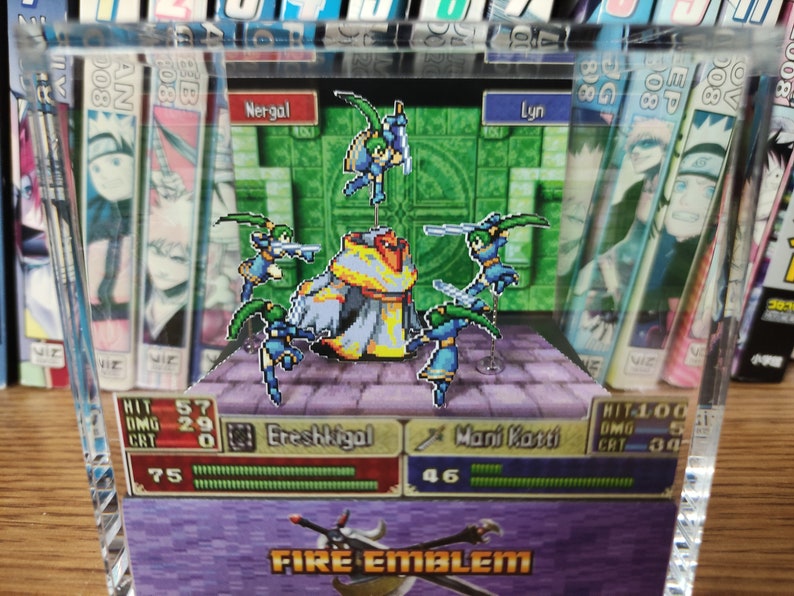 Fire Emblem Diorama - Nergal Vs Lyn (the Blazing Blade), Fire Emblem 3D ...