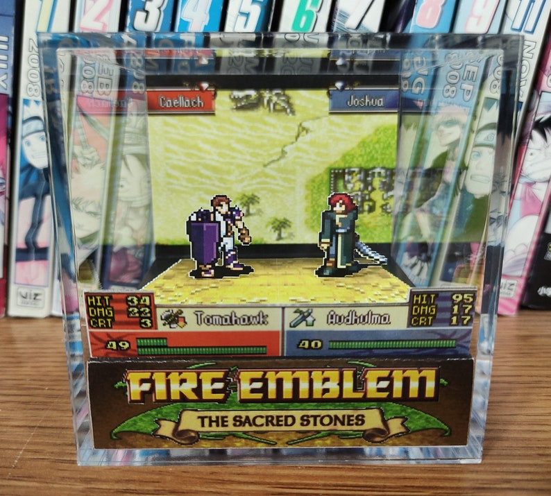 Fire Emblem Diorama - Caellach Vs Joshua (sacred Stones), Caellach Vs ...