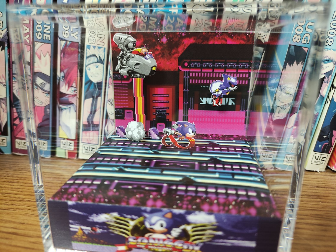 Sonic the Hedgehog CDX Stardust Speedway Sonic Eggman Metal - Etsy