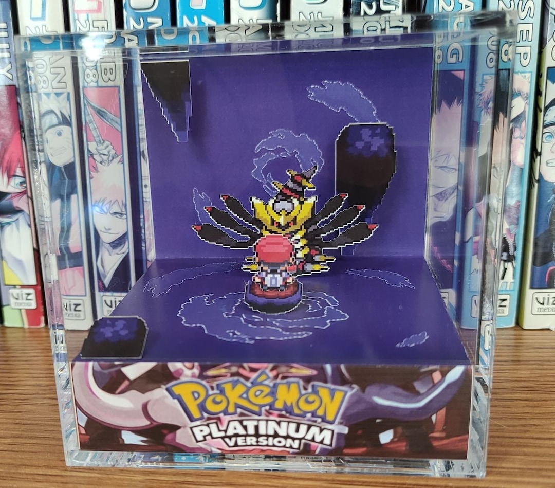 Giratina distortion World Giratina Legendary 3D Diorama - Etsy