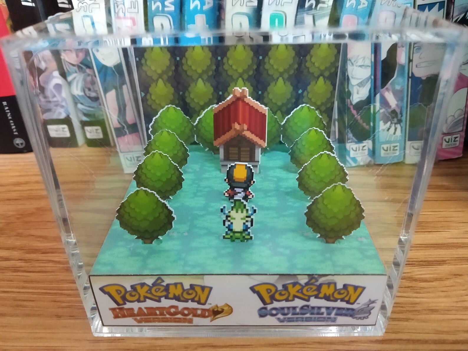 Celebi ilex Forest Shrine Celebi 3D Diorama Cube Celebi - Etsy Canada
