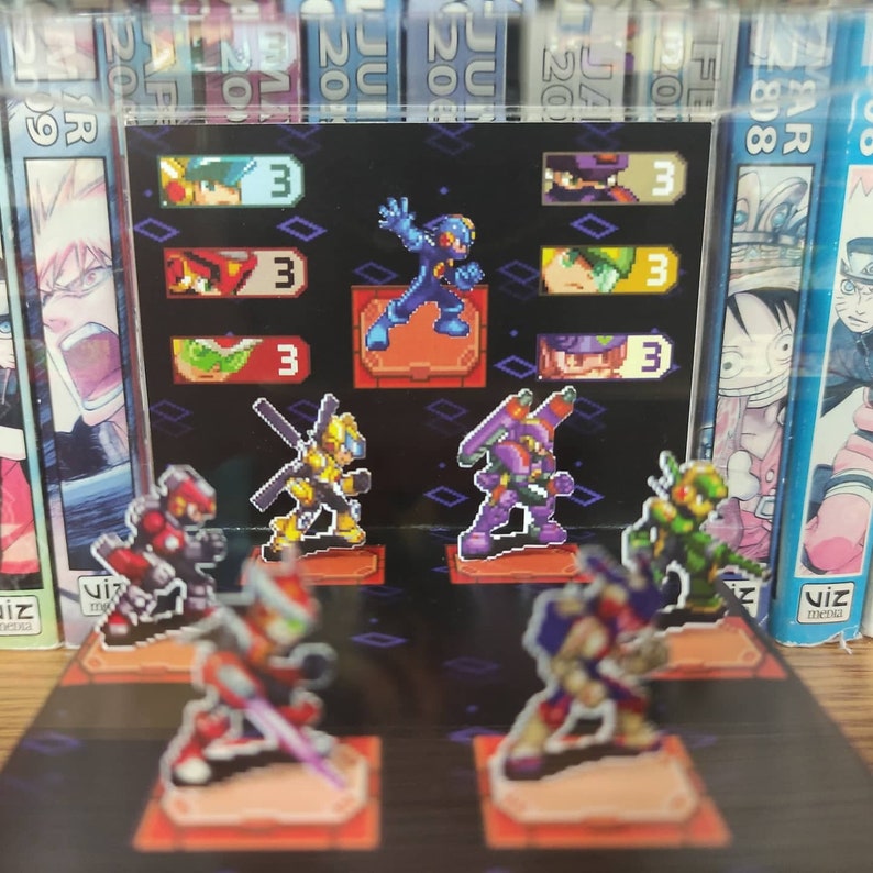 Mega Man Diorama - Mega Man Double Souls (battle Network), Mega Man 3D ...