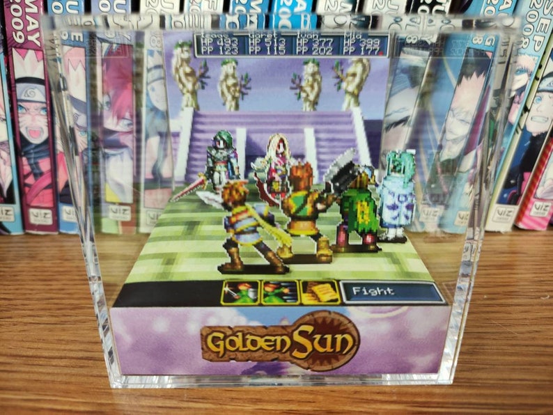 Golden Sun Saturos Menardi Battle, Golden Sun Boss Battle Encounter 3D ...