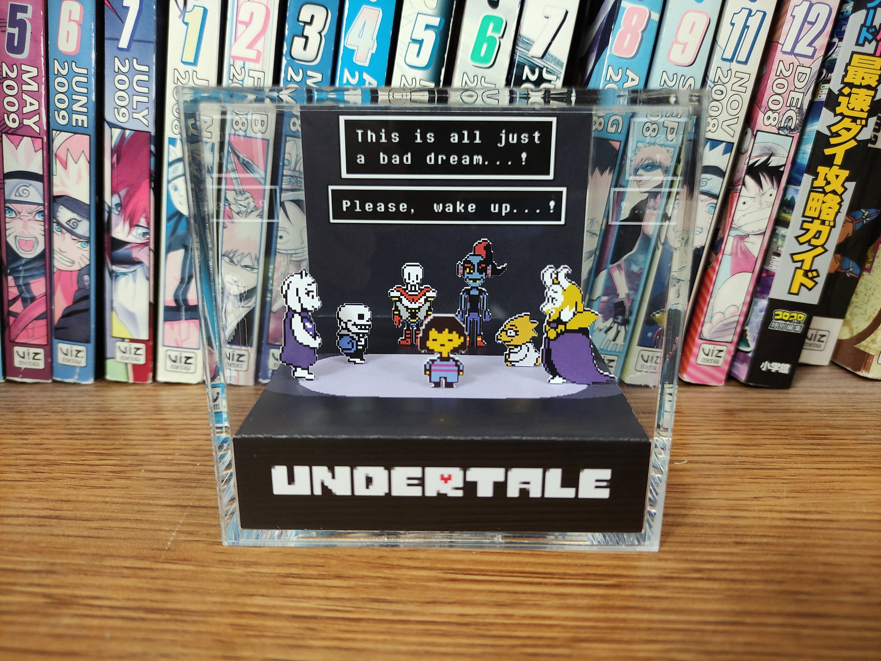 Undertale Diorama Frisk Wake up undertale Ending - Etsy