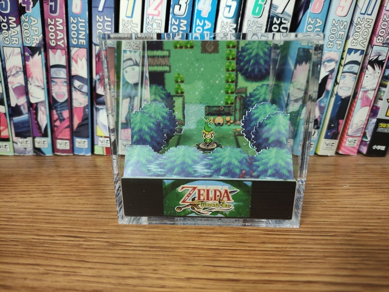 The Legend of Zelda Diorama - the Minish Cap - Link and Cap, Zelda 3D ...