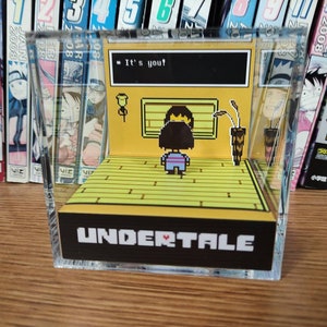 Undertale Diorama - Frisk It's You!, Undertale 3D Diorama Cube ...