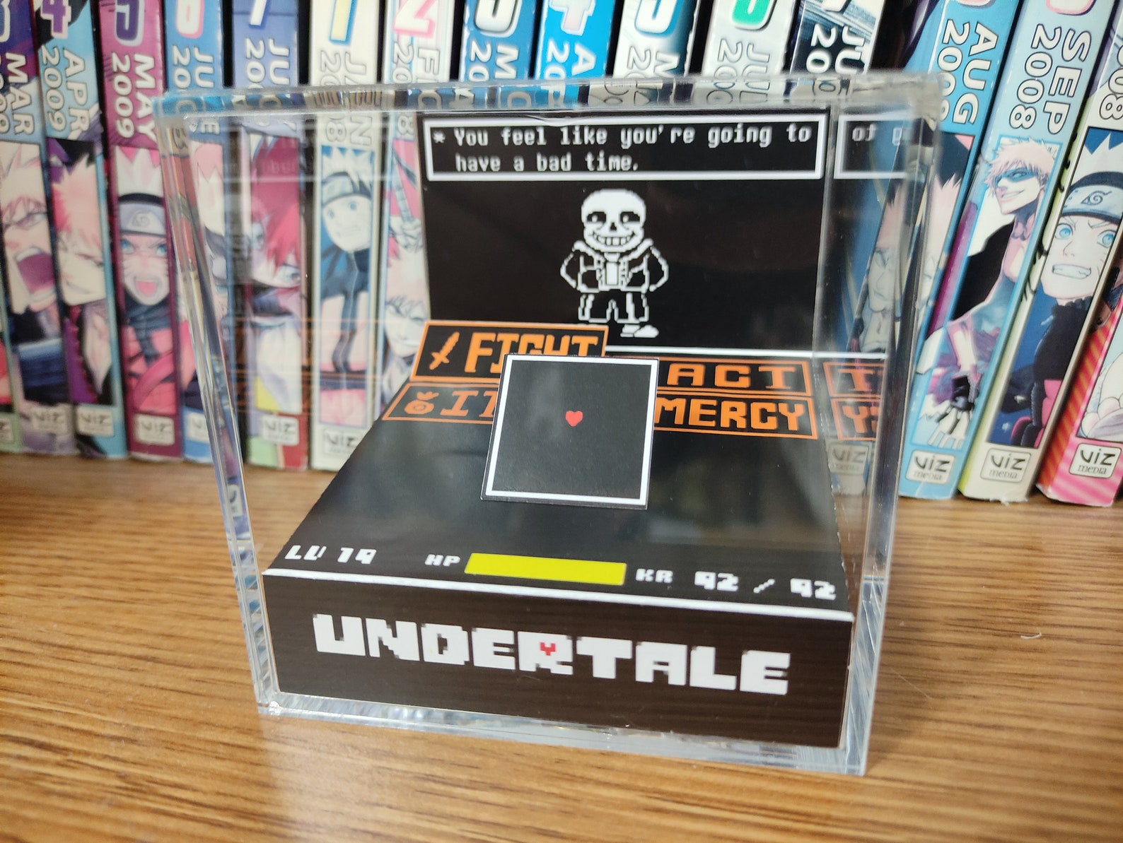 Undertale Diorama Frisk and Sans Battle undertale Boss | Etsy
