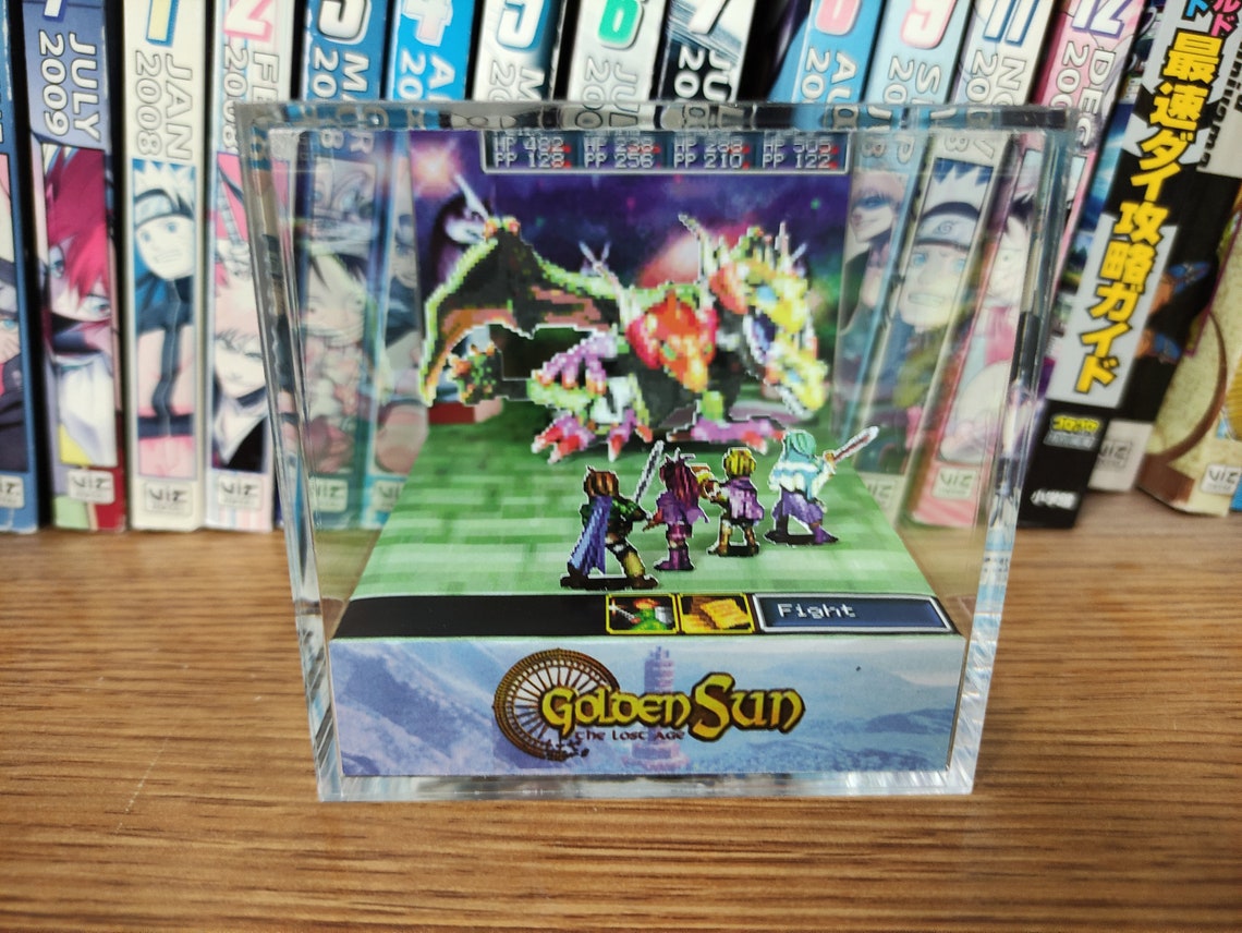 Golden Sun 2 the Lost Age Doom Dragon Golden Sun Boss | Etsy