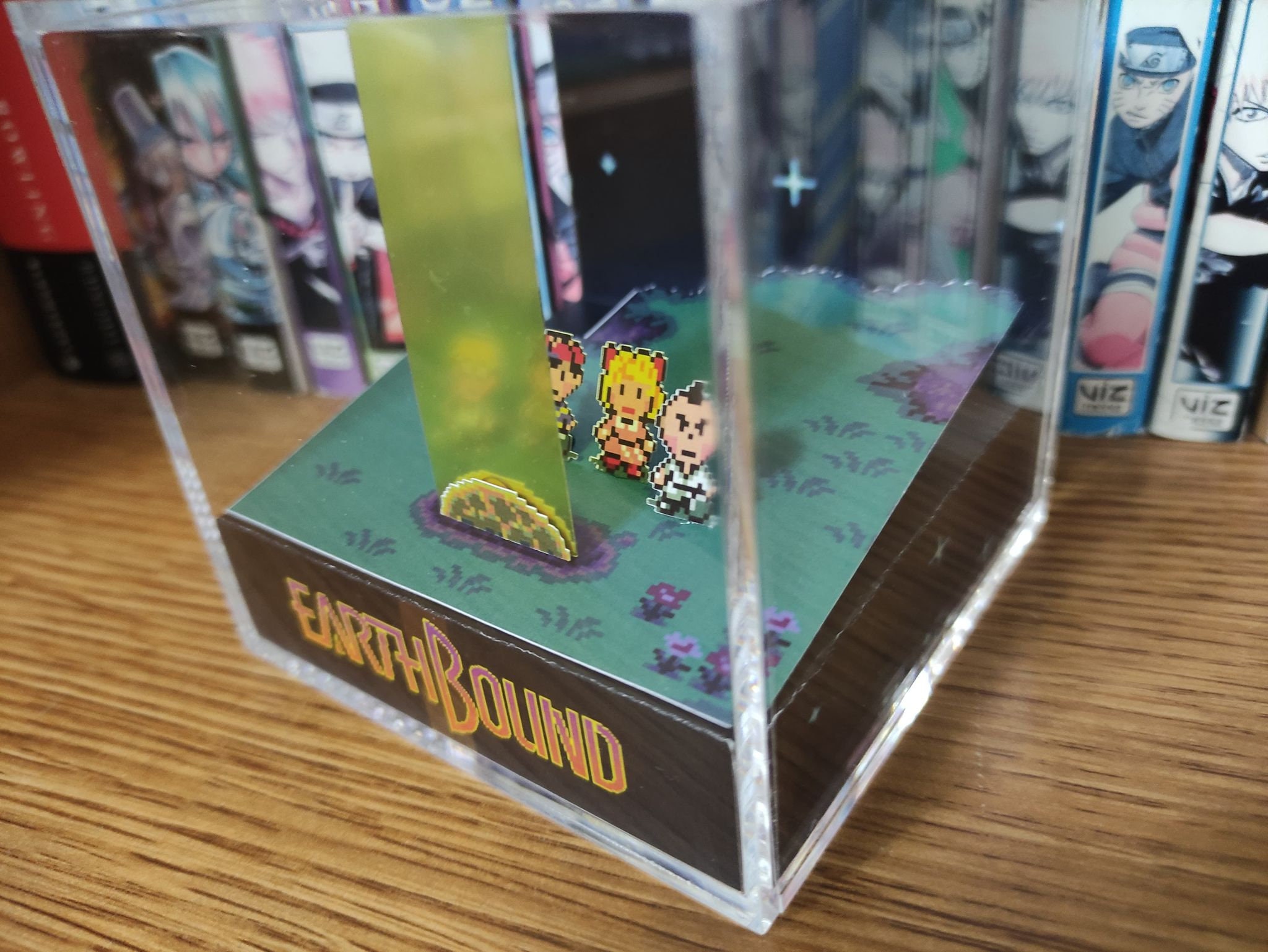 Earthbound Diorama - Opening, 3D Diorama Cube, Handmade Crystal Diorama ...