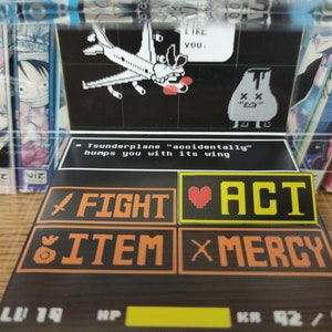 Undertale Diorama - Tsunderplane Battle ACT (undertale), Undertale 3D ...