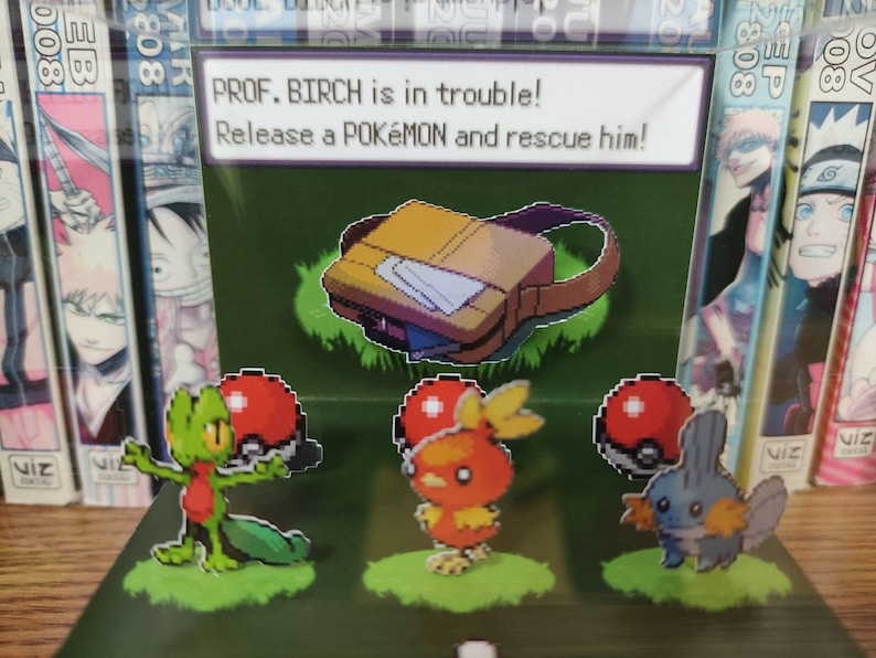 Emerald Starters treecko Torchic Mudkip Pokémon 3D | Etsy