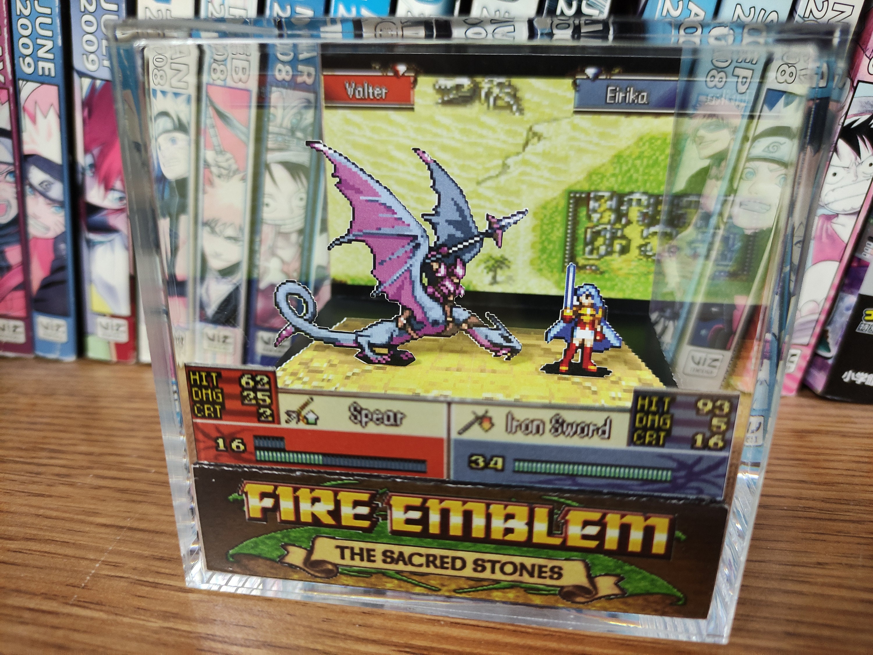 Fire Emblem Diorama Valter Vs Eirika the Sacred Stones - Etsy