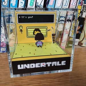 Undertale Diorama - Frisk It's You!, Undertale 3D Diorama Cube ...