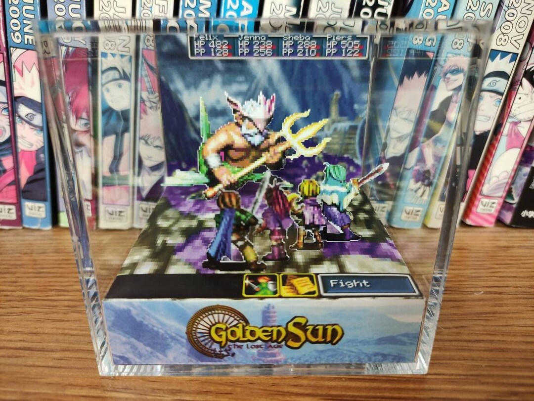 Golden Sun 2 the Lost Age Poseidon Battle, Golden Sun Boss Encounter 3D ...