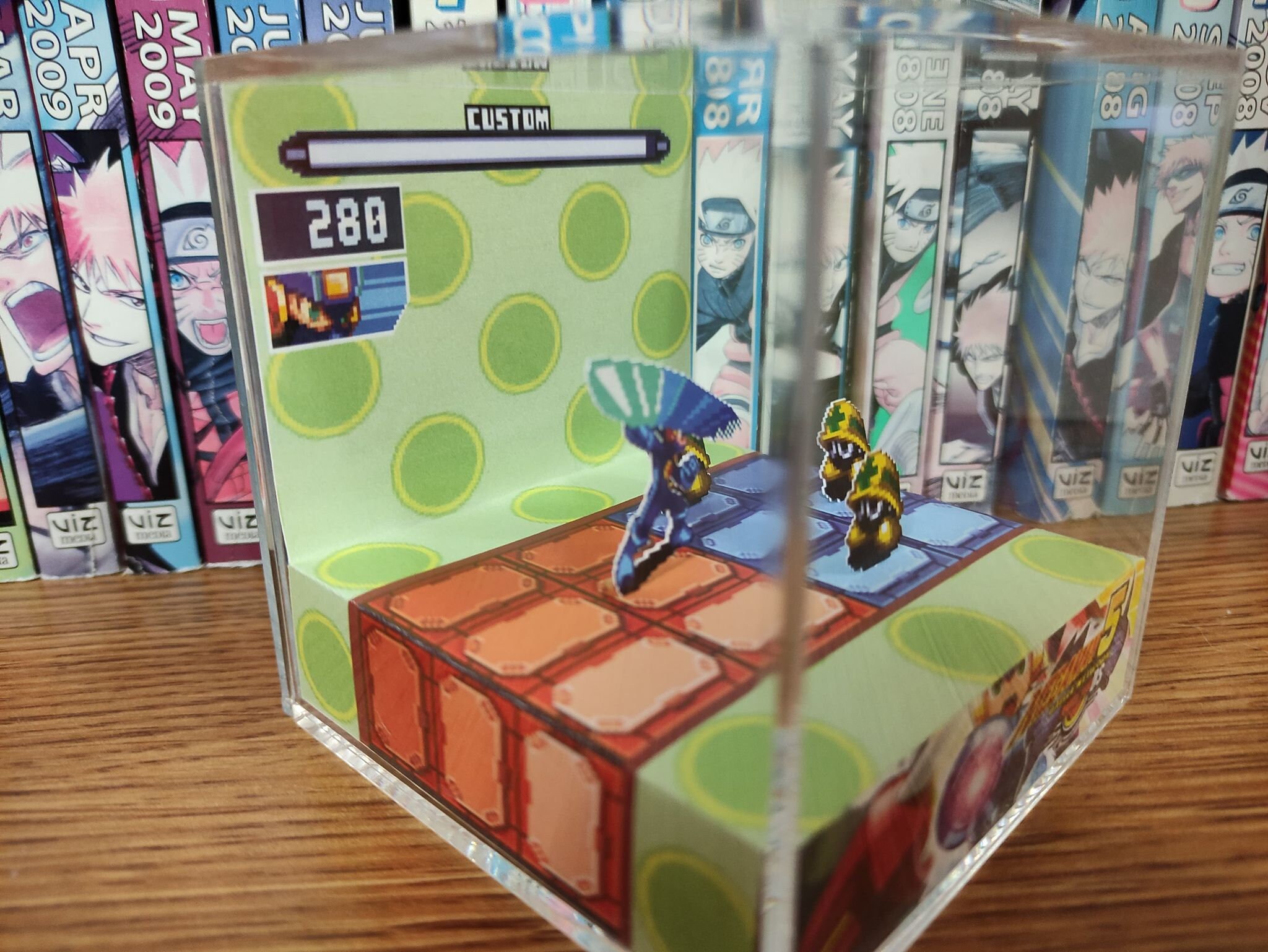 Mega Man Diorama - Mega Man Vs Mettaurs (battle Network), Mega Man 3D ...