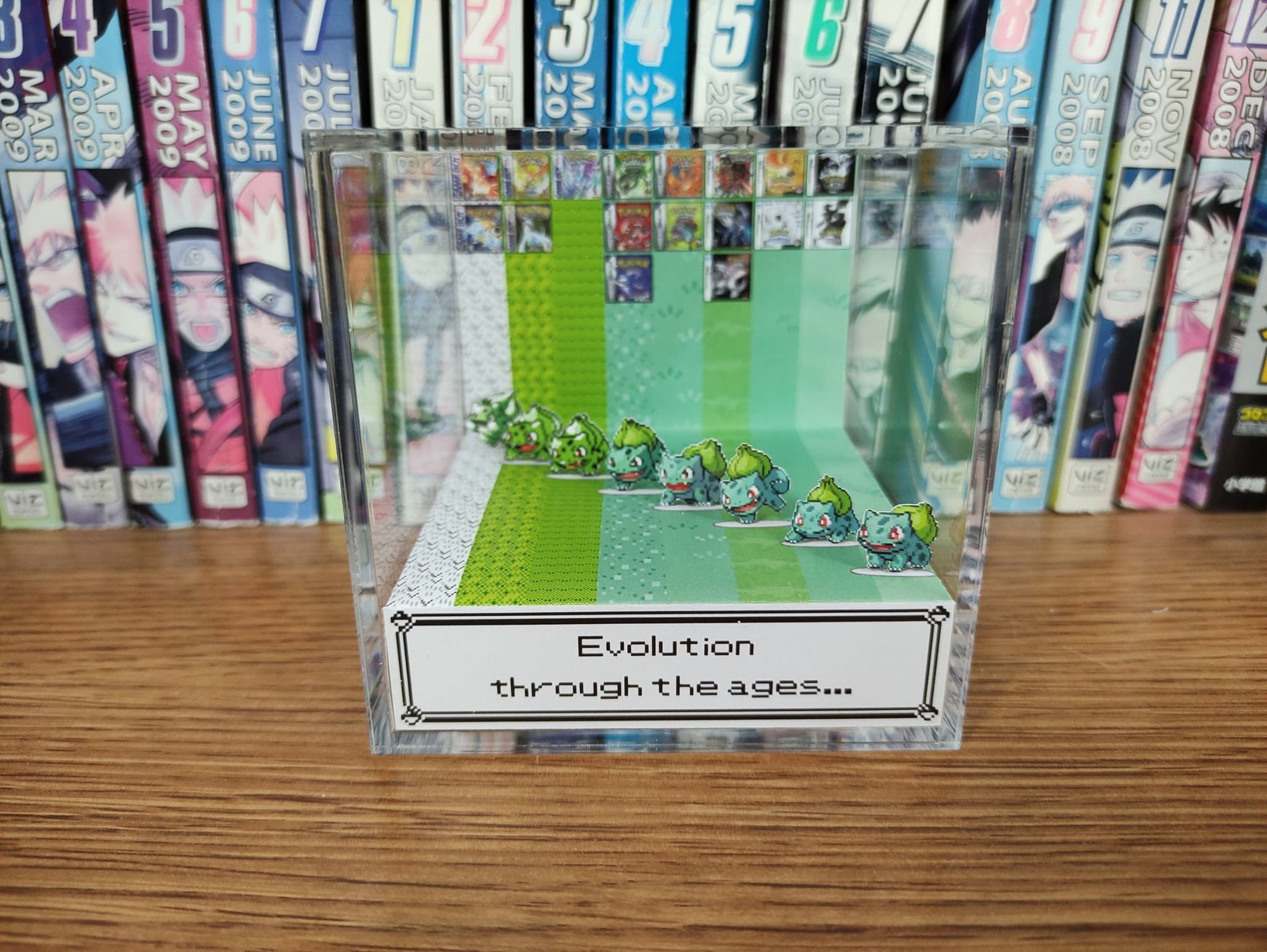 Pokemon Generation Bulbasaur, Pokemon Bulbasaur 3D Diorama Cube ...