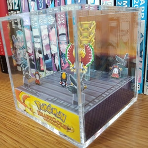 Ho-oh Bell Tower Heartgold Pokémon Heartgold 3D Diorama Cube - Etsy