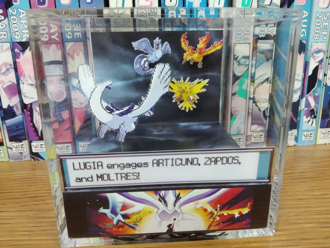 Pokemon 2000 Lugia Vs Legendary Birds, Lugia Movie 3D Diorama Cube ...
