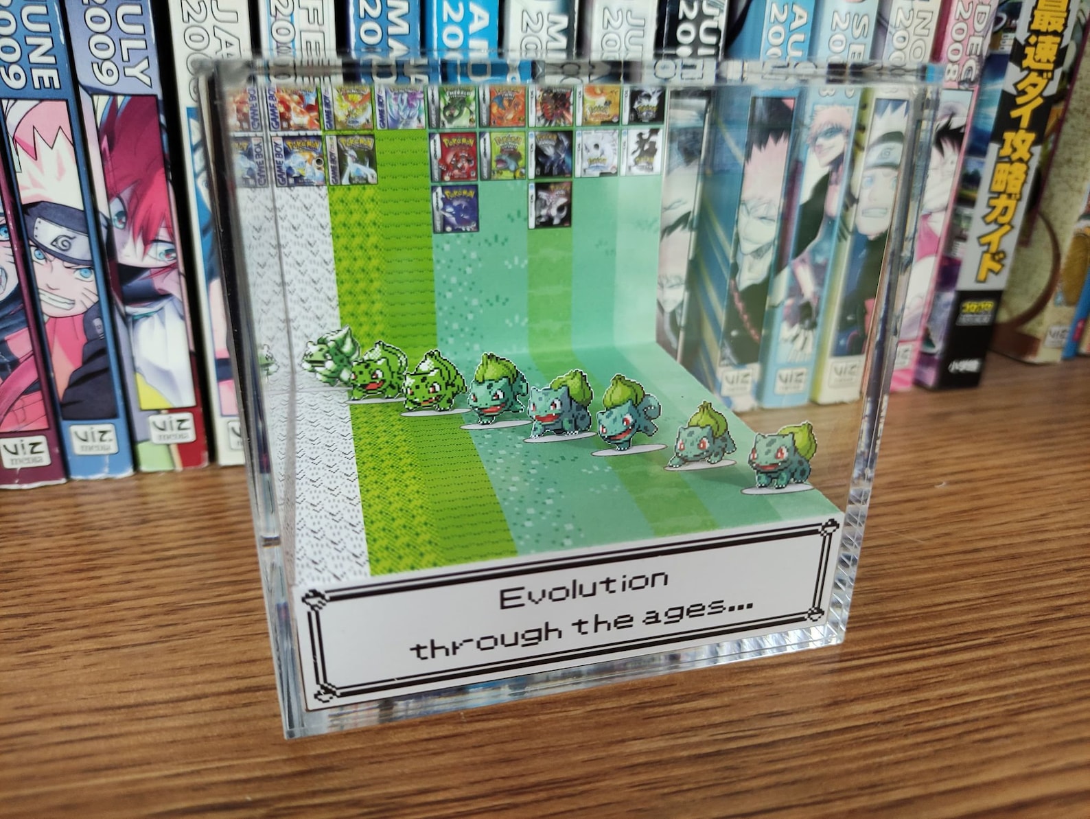 Pokemon Generation Bulbasaur, Pokemon Bulbasaur 3D Diorama Cube ...