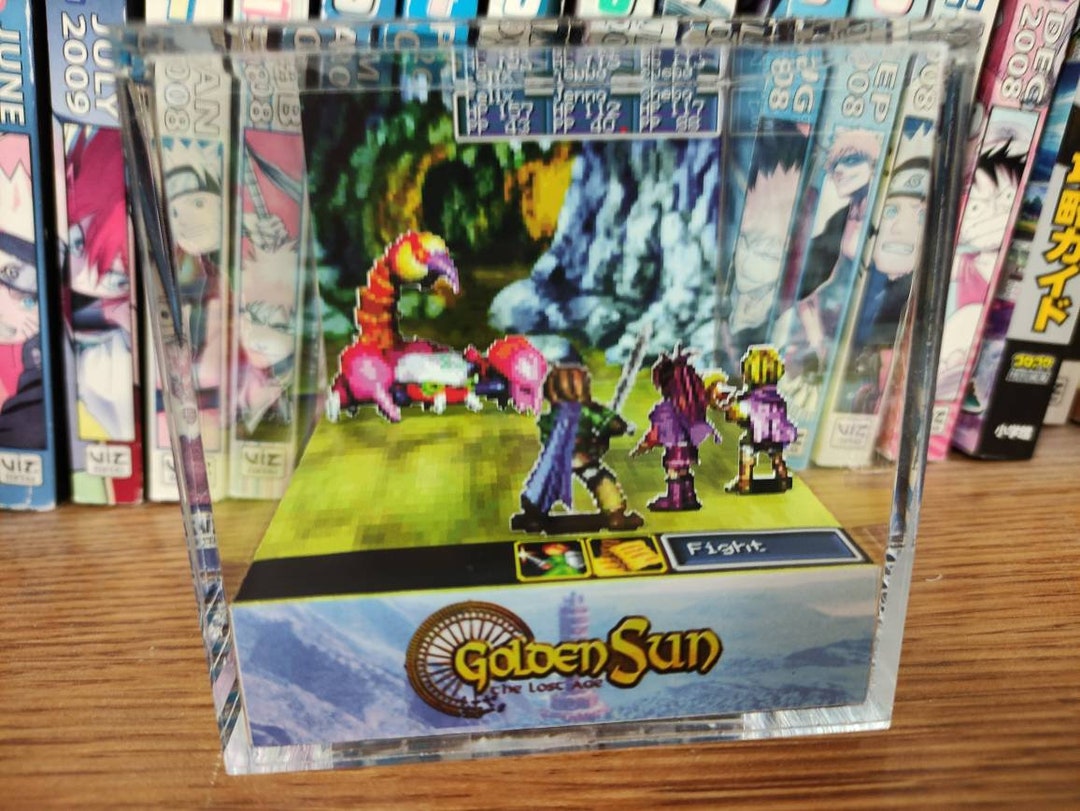 Golden Sun 2 Boss the Lost Age King Scorpion, Golden Sun Encounter 3D ...